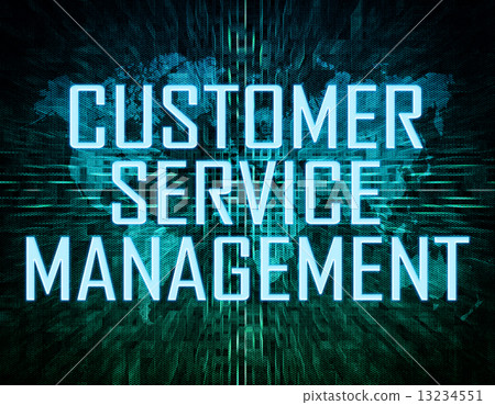 Customer Service Management - Stock Illustration [13234551] - PIXTA