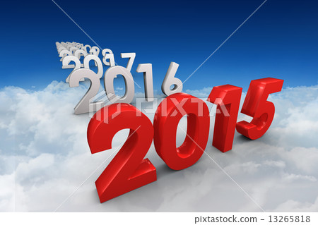 Composite image of 2015 red - Stock Illustration [13265818] - PIXTA
