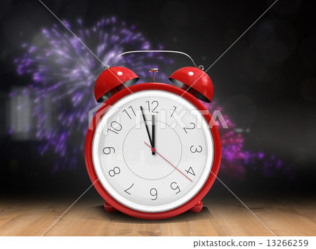 Composite image of alarm clock counting down to... - Stock Illustration ...