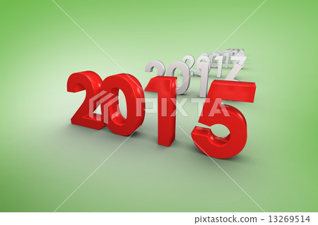 Composite image of 2015 red - Stock Illustration [13269514] - PIXTA