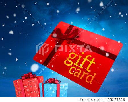 Composite image of red gift card - Stock Illustration [13273828] - PIXTA
