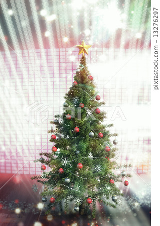 Composite image of christmas tree - Stock Illustration [13276297] - PIXTA