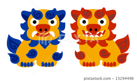 Shisa cute - Stock Illustration [13294496] - PIXTA