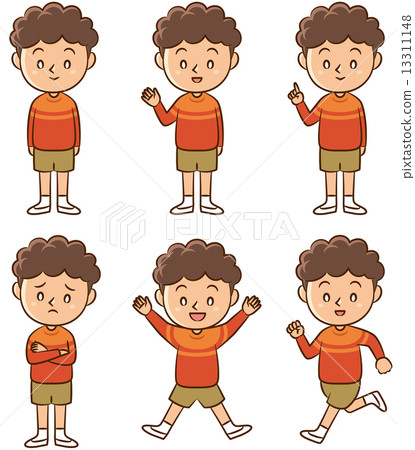 Child pose illustration - Stock Illustration [13311148] - PIXTA