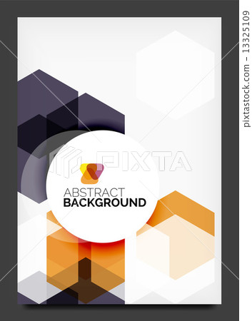 Abstract modern flyer - brochure template - Stock Illustration ...