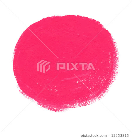 Pink acrylic paint vector circle - Stock Illustration [13353815] - PIXTA
