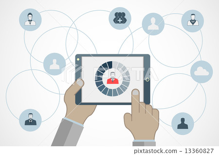 HR tablet - Stock Illustration [13360827] - PIXTA