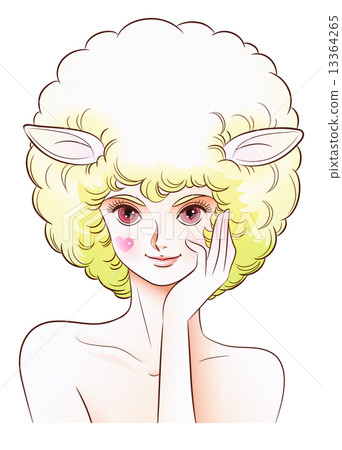 Sheep girl - Stock Illustration [13364265] - PIXTA