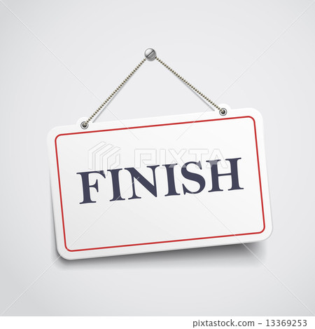 finish, sign, chase - Stock Illustration [13369253] - PIXTA