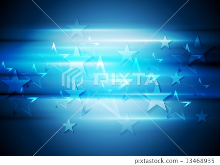 Abstract shiny stars background - Stock Illustration [13468935] - PIXTA