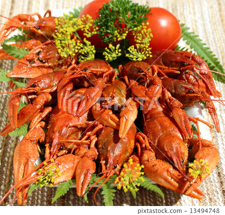 Cooked crayfish - Stock Photo [13494748] - PIXTA