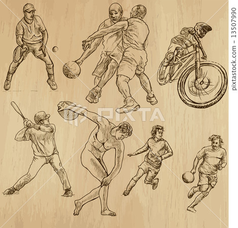 Sport - An hand drawn vector pack - Stock Illustration [13507990] - PIXTA