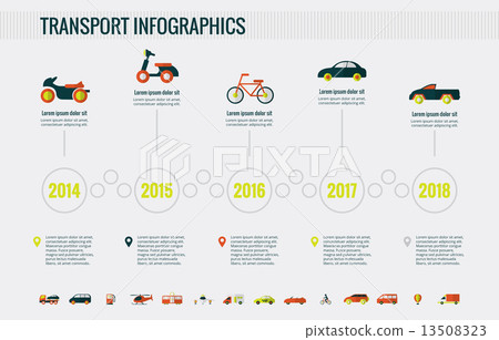 Transportation Infographic Elements. - Stock Illustration [13508323 ...