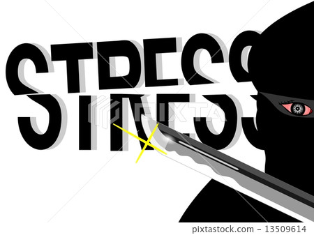 Stressed ninja - Stock Illustration [13509614] - PIXTA