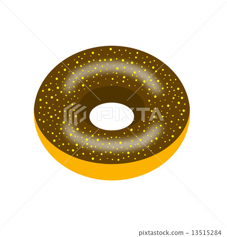 Donut · choco crunch - Stock Illustration [13515284] - PIXTA