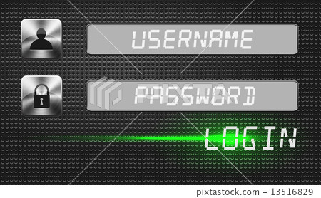Login menu - Stock Illustration [13516829] - PIXTA