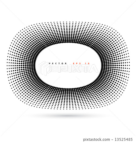 Vector Black Halftone. Design Element - Stock Illustration [13525485 ...