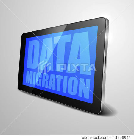 Tablet Data Migration - Stock Illustration [13528945] - PIXTA