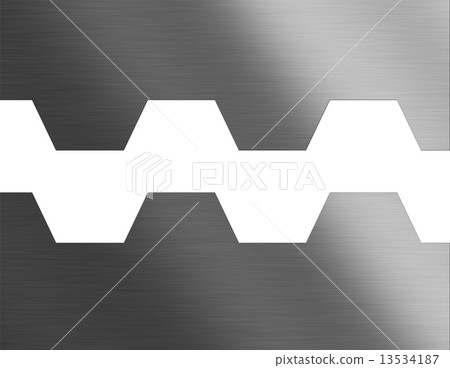 Metal-style door _ horizontal _ gray _ no... - Stock Illustration ...