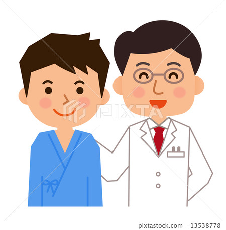 Doctor and patient line up - Stock Illustration [13538778] - PIXTA