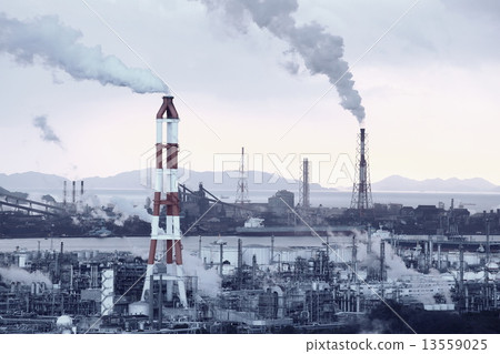 Environmental destruction (air pollution /... - Stock Photo [13559025 ...