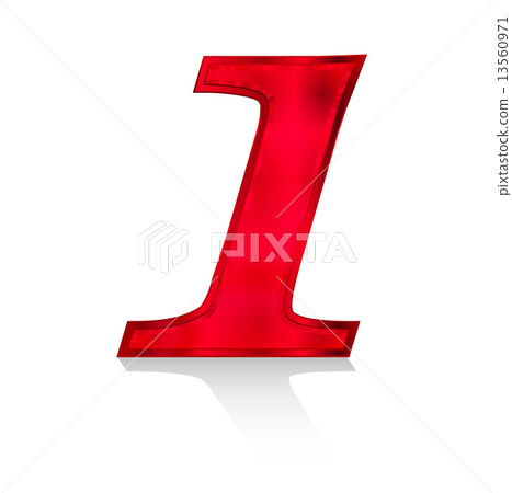 1 numeral emblem - Stock Illustration [13560971] - PIXTA