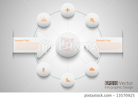 Vector circle timeline - Stock Illustration [13570925] - PIXTA