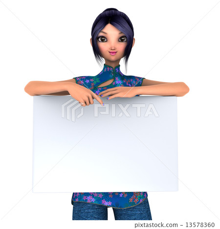 China girl - Stock Illustration [13578360] - PIXTA