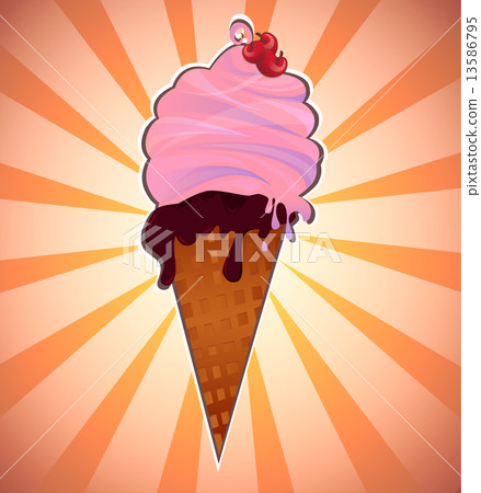 ice cream - Stock Illustration [13586795] - PIXTA