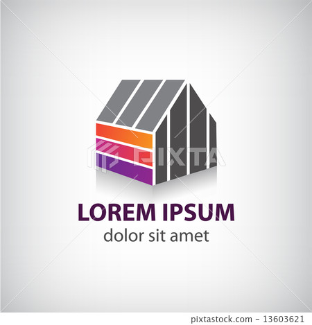 vector house logo for company - Stock Illustration [13603621] - PIXTA