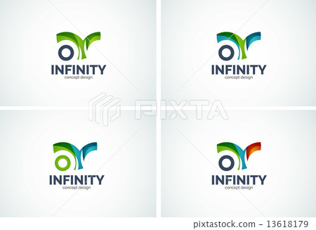 Infinity company logo icon set - Stock Illustration [13618179] - PIXTA