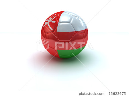 Oman soccer ball - Stock Illustration [13622675] - PIXTA