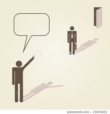 Get out. Vector Illustration - Stock Illustration [13654841] - PIXTA
