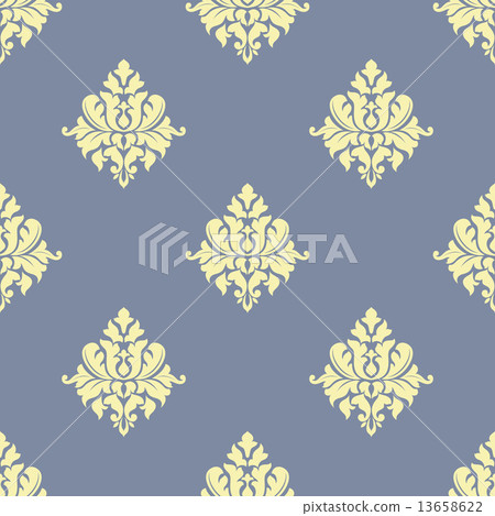 Sparse seamless pattern of victorian florals-插圖素材 [13658622] - PIXTA圖庫