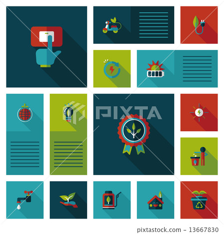 Environmental protection concept flat ui... - Stock Illustration ...