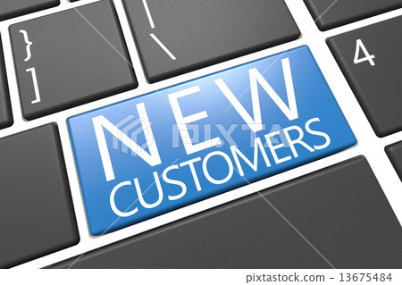 New Customers - Stock Illustration [13675484] - PIXTA