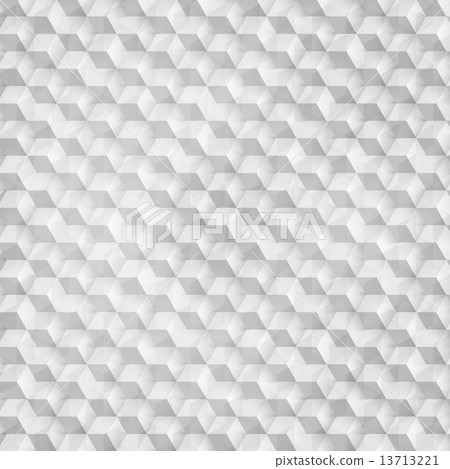 Vector Abstract geometric shape from gray cubes. - Stock Illustration ...