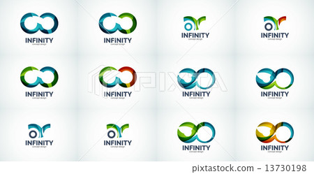Infinity company logo icon set - Stock Illustration [13730198] - PIXTA
