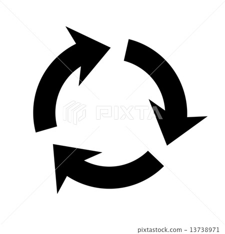 Round intersection mark - Stock Illustration [13738971] - PIXTA