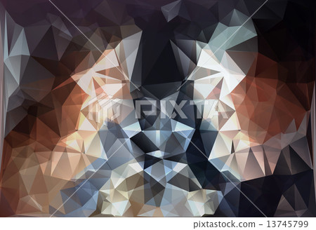 Colorful Polygonal Mosaic Background - Stock Illustration [13745799 ...