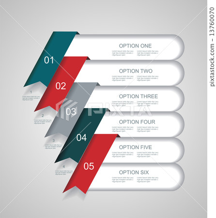 Vector steps lines, progress banners with... - Stock Illustration ...