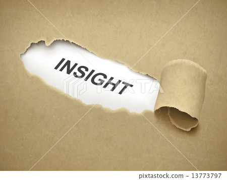 insight, paper, sense - Stock Illustration [13773797] - PIXTA