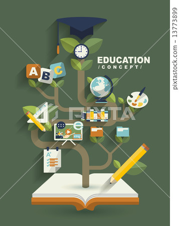 education, book, illustration - Stock Illustration [13773899] - PIXTA