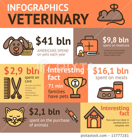 Veterinary Infographic Set - Stock Illustration [13777281] - PIXTA