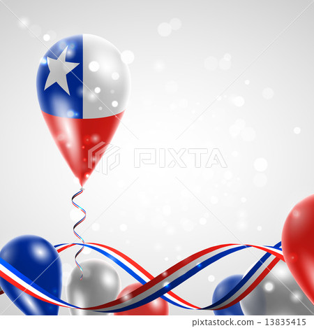 Flag of Chile on balloon - Stock Illustration [13835415] - PIXTA