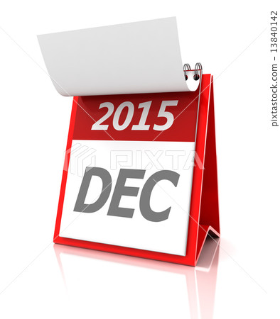 2015 December calendar, 3d render-插圖素材 [13840142] - PIXTA圖庫