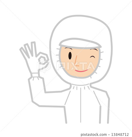 Clean room worker - Stock Illustration [13848712] - PIXTA