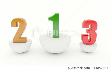 Winner podium 123 - Stock Illustration [13857654] - PIXTA