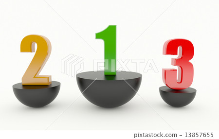 Winner podium 123 - Stock Illustration [13857655] - PIXTA