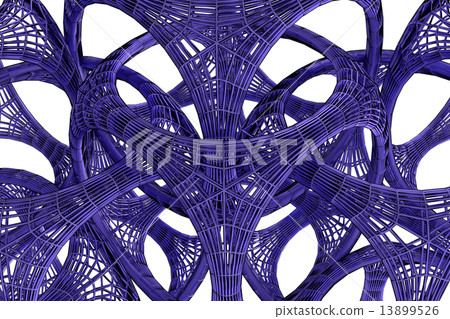 Purple Wireframe abstract background - Stock Illustration [13899526 ...